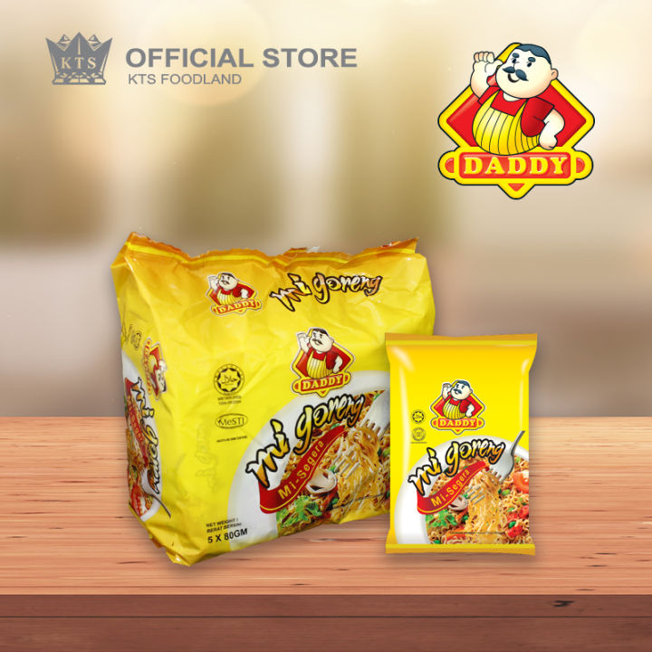 KTS Foodland Mee Daddy Mi Goreng Flavour (5 pieces x 80gram/pc) | Lazada