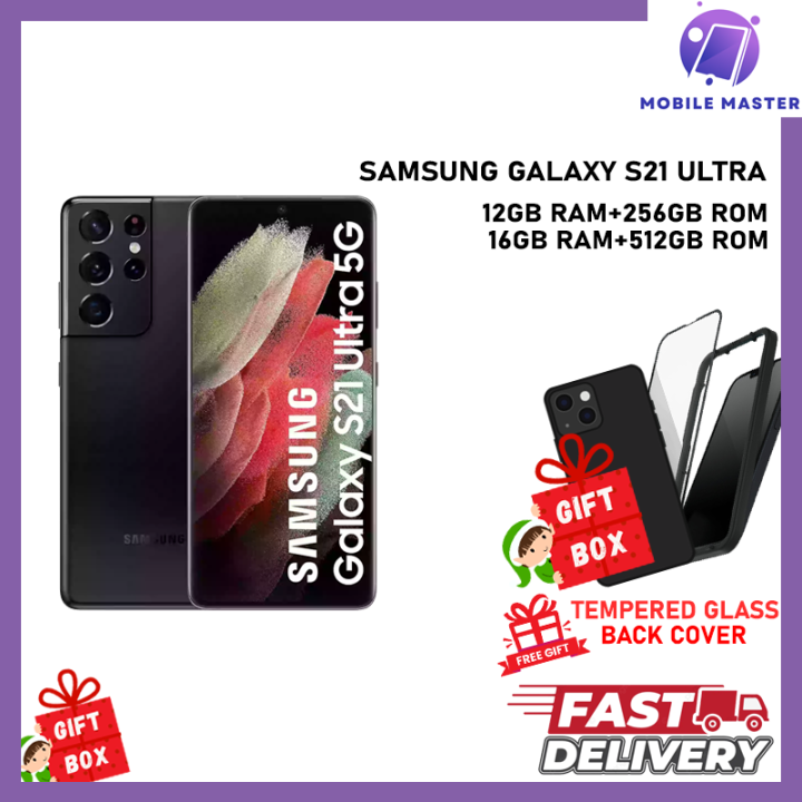 Samsung Galaxy S21 Ultra 5G 12GB+256GB/16GB+512GB ROM Local Set ...