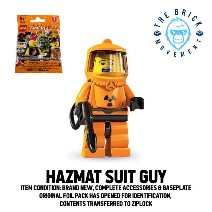 LEGO® Collectible Minifigure Series 4: Hazmat Suit Guy Minifigure ...