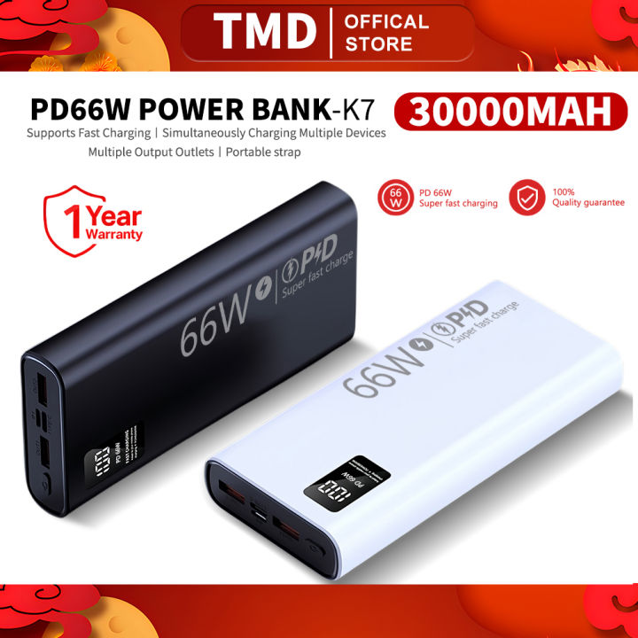 TMD original Power bank heavy duty PD66W fast charging powerbank ...