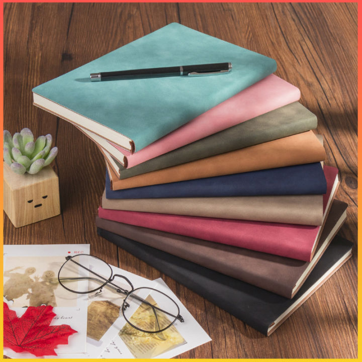 200 Pages Business Design A5 B5 Notebook Sheepskin Hand Ledger notebook ...