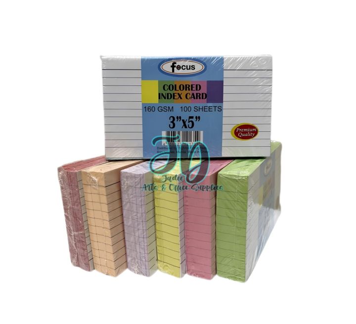 [3" x 5"] Focus/Sentro Index Card [100 Sheet] | Lazada PH