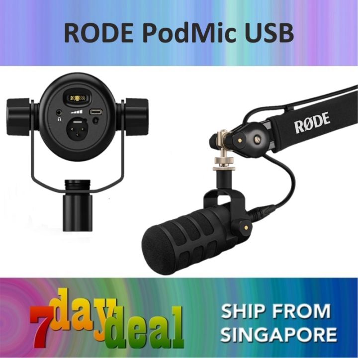 Rode PodMic USB / XLR Versatile Dynamic Broadcast Microphone | Lazada PH
