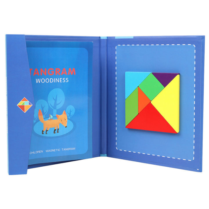 [SG SELLER] Kids magnetic Tangram set educational early learning toys ...