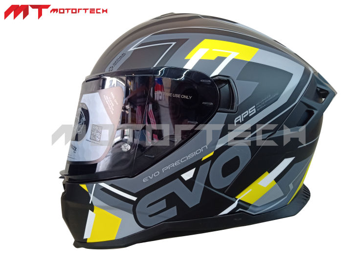 EVO SR-09 RUSH BLACK/GRAY/YELLOW | Lazada PH