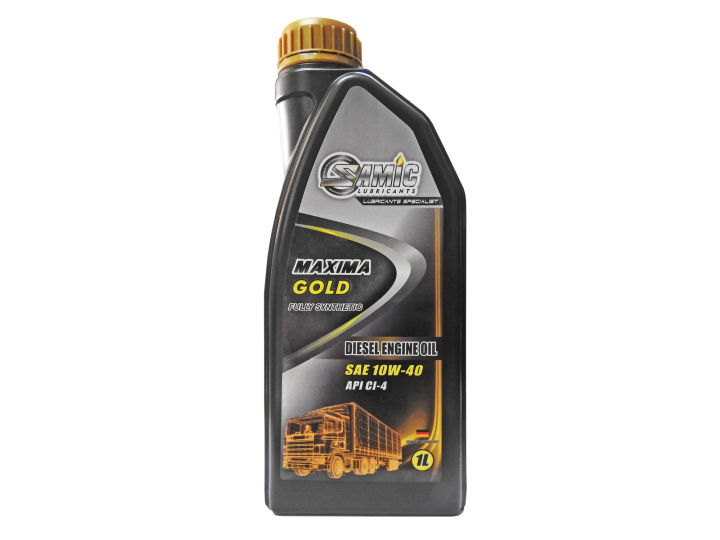 Samic Maxima Gold CI-4 10W40 Fully-Synthetic Diesel Engine Oil (1 Liter ...
