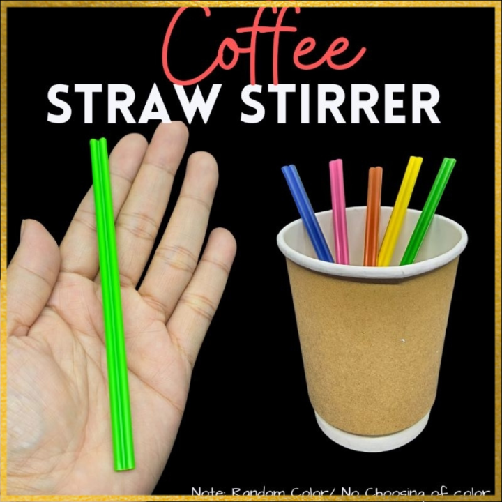 Coffee Straw Stirrer Plastic 100Pcs | Lazada PH