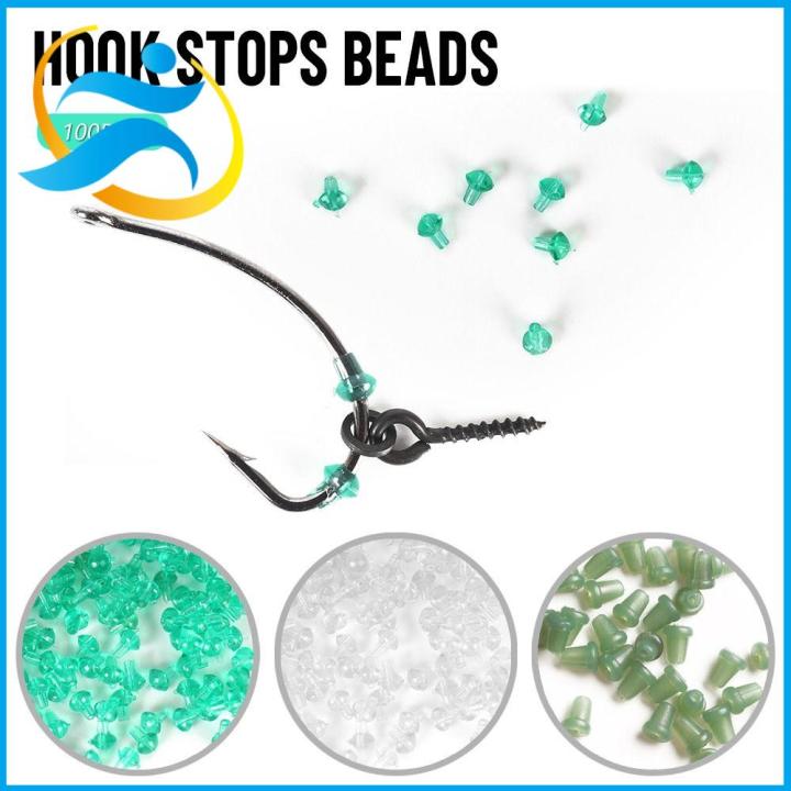 Agnie รอกตกปลา3สี,100ชิ้นสำหรับกีฬากลางแจ้งมี3สีตัวหยุดเบ็ดตกปลา ...