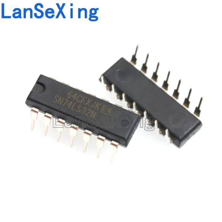 【Exclusive Offer】 74ls32 Dip-14 Quad 2-Input Or Gate Positive Logic Circuit Sn74ls32n Ic Chip ...