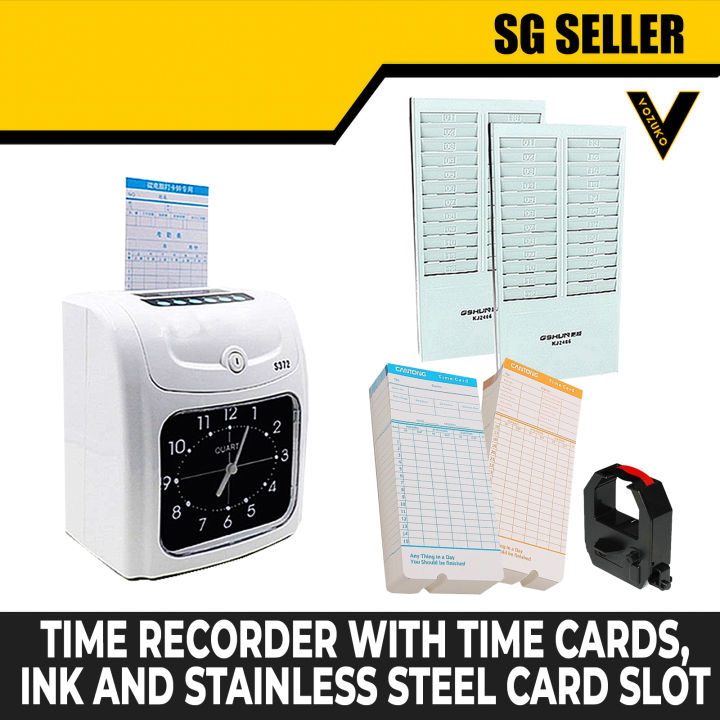[SG SELLER] ELECTRONIC BUNDY CLOCK TIME MACHINE RECORDER OFFICE STAFF ...