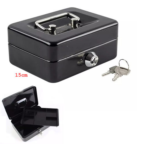 CASHBOX001 - (15/30Cm) Cash Box 4 Grid Cash Bill /5 Grid Coins Suitable ...