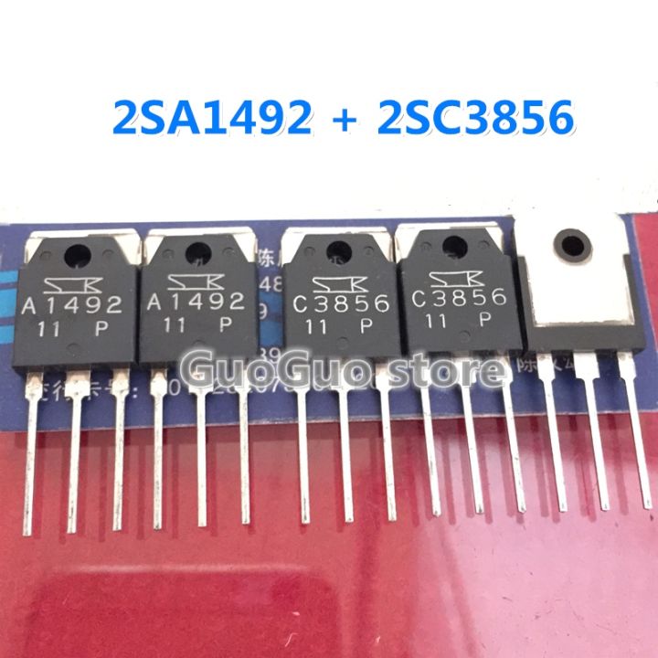 2pirs=(2pcs 2SC3856 + 2pcs 2SA1492) TO-3P C3856 A1492 TO3P audio ...