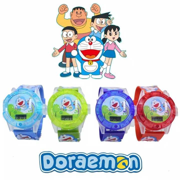 [CW- COD] JAM TANGAN ANAK LED MUSIK DORAEMON TERMURAH | Lazada Indonesia