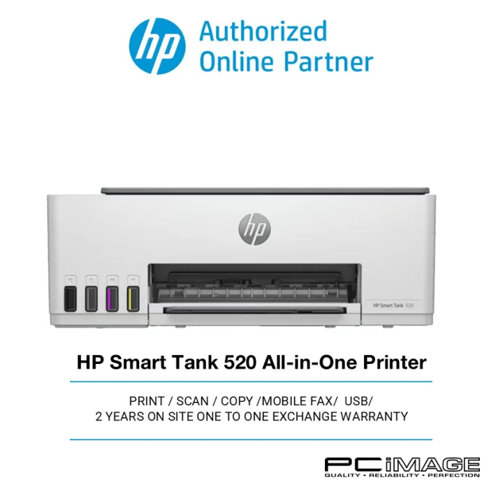 HP SMART TANK 520 A4 COLOR INKJET ALL-IN-ONE PRINTER PRINT/SCAN/COPY/2 ...