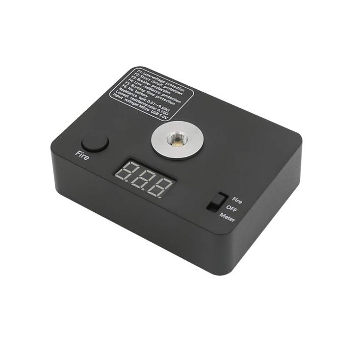 Digital LED Coil Resistance Tester OHM Meter Resistance Reader Voltage ...