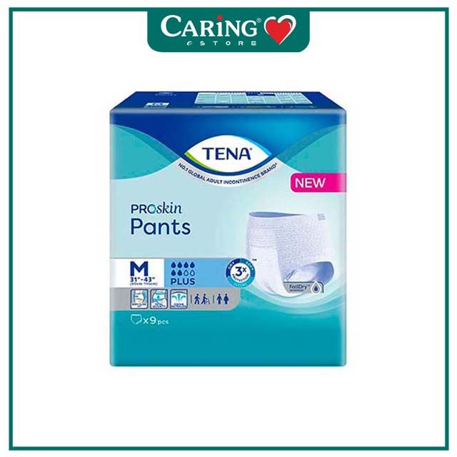 TENA PANTS PLUS PROSKIN (M size) 9S | Lazada