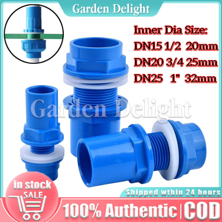 20/25/32mm Aquarium Inlet Outlet Fitting Hose Connectors Adapter ...
