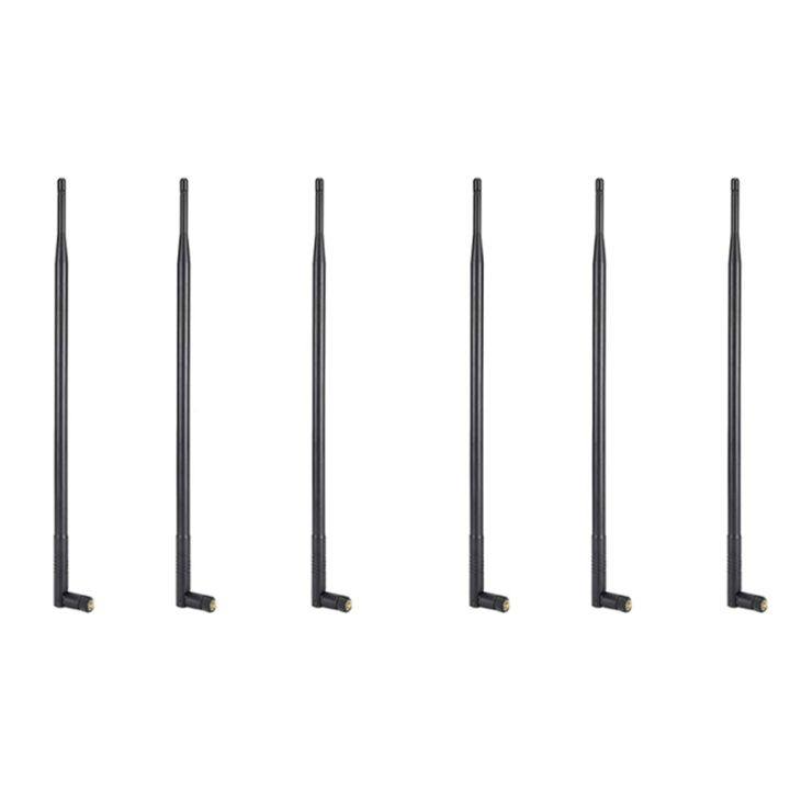 6X 12DBI WiFi Antenna, 2.4G/5G Dual Band High Gain Long Range WiFi ...