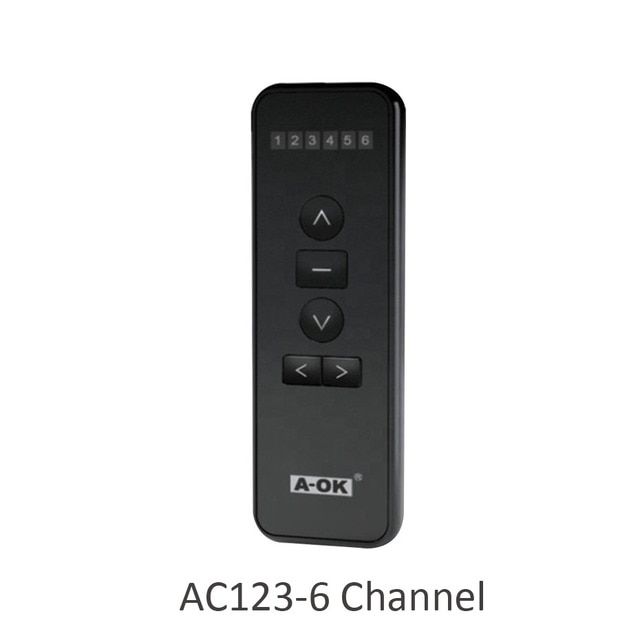 A-Ok Am25 1/30 Rolling Tubular Motor Rf433 Remote Built-In Motor For ...