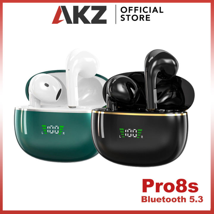 AKZ TWS Bluetooth Earphone Touch Earphones Pro8s Wireless Earbuds Sports Headsets Bluetooth 5.3 ...