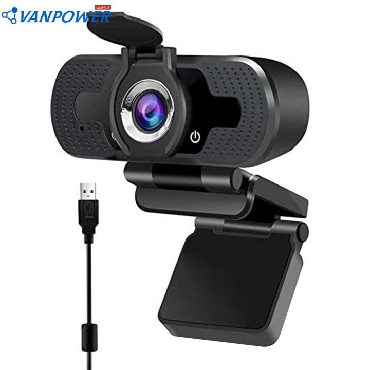 （Ready） 1080P Full HD Webcam with Built-in Microphone USB Auto Focus PC ...