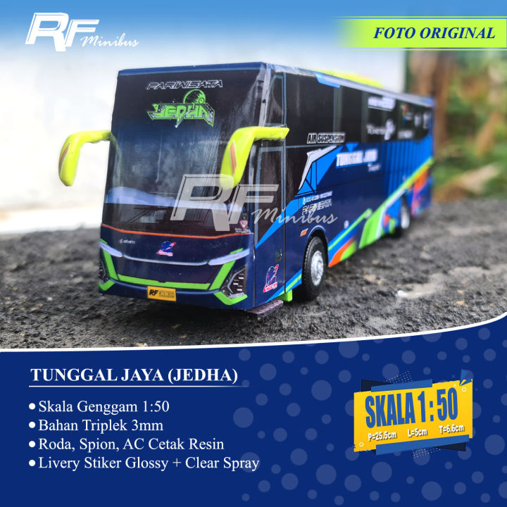 Miniatur Bus Tunggal Jaya (Jedha) JB5 Skala 1:50 | Lazada Indonesia