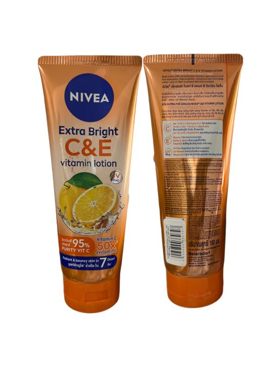 Nivea Extra Bright C&E Vitamin Lotion 180g | Lazada PH