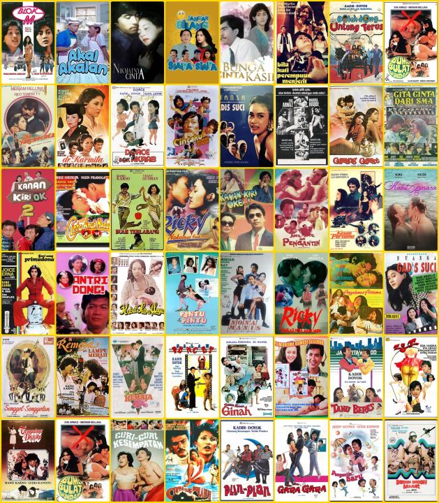 Flashdisk 64 GB isi Film Jadul Indonesia Rano Karno, Roy Marten, Lydia ...