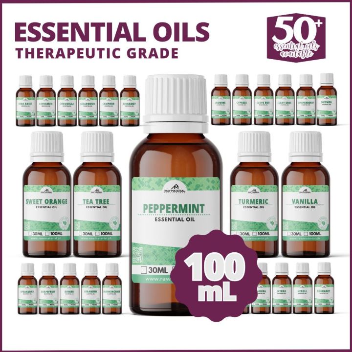 Raw Materials Philippines: 100mL Bulk Premium Natural Essential Oils ...