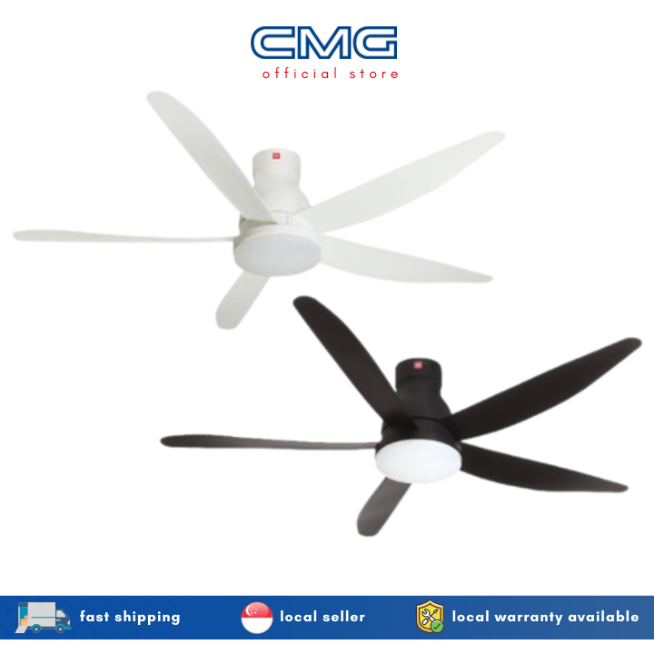 *Installation Available* KDK U60FW (short rod) Remote Ceiling Fan ...
