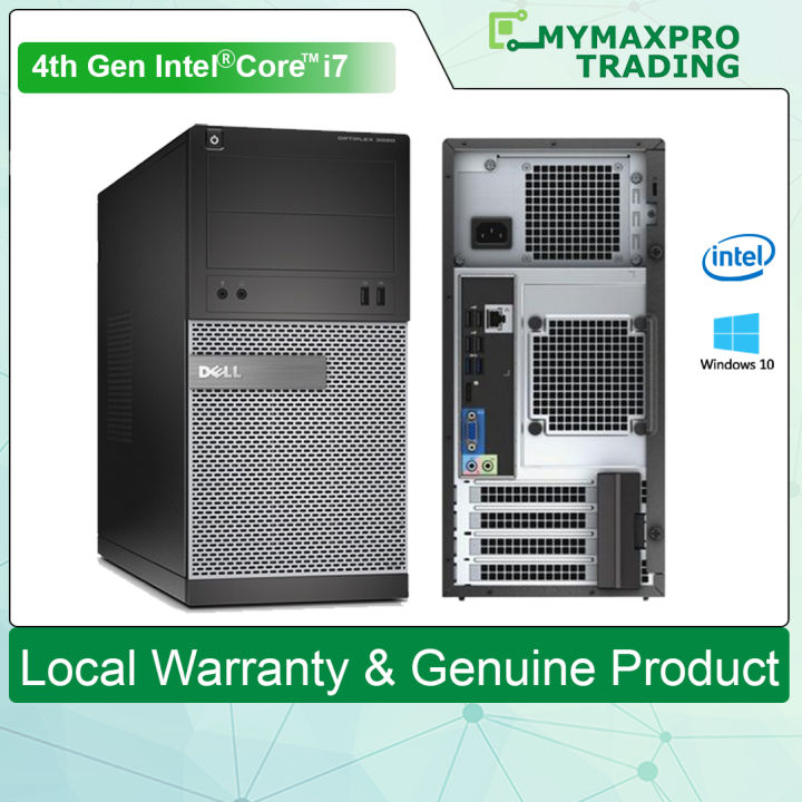 PC i7 Dell Optiplex 3020 MT Intel Core i7 (4th Gen) / 8GB RAM / 240GB ...