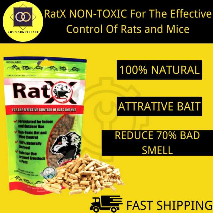 RatX NON-TOXIC For The Effective Control Of Rats and Mice 100G/250G ...