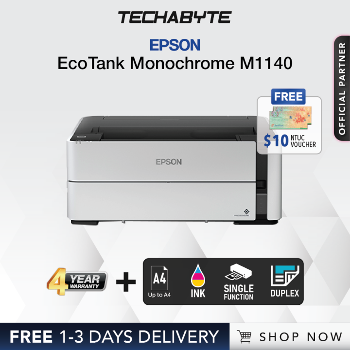 Epson EcoTank M1140 | Monochrome Auto-Duplex Ink Tank Printer | Lazada ...