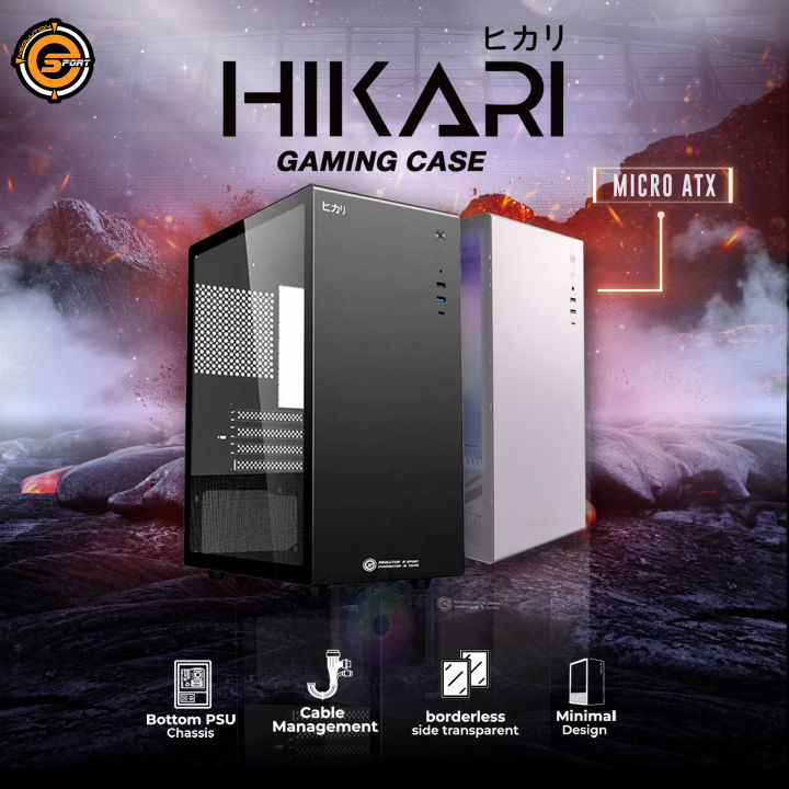 Neolution E-Sport Gaming Case HIKARI เคสคอมพิวเตอร์ (รับประกัน 2 ปี) | Lazada.co.th