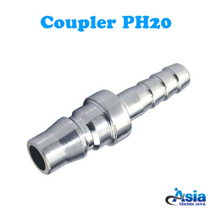 Quick Coupler PH-20 Sambungan Selang Angin Kompresor Male 1/4" PH20 ...