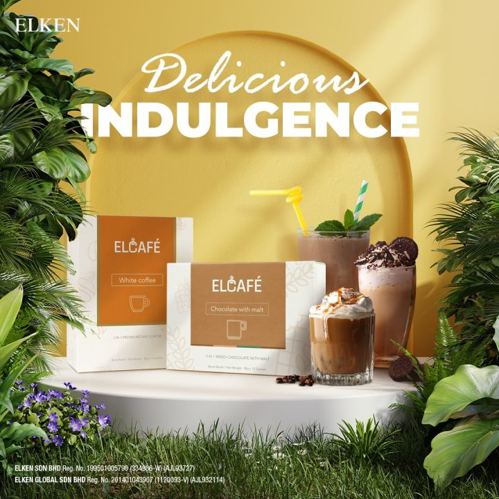 ELKEN Coffee with Ginseng & Ginkgo Biloba | Lazada