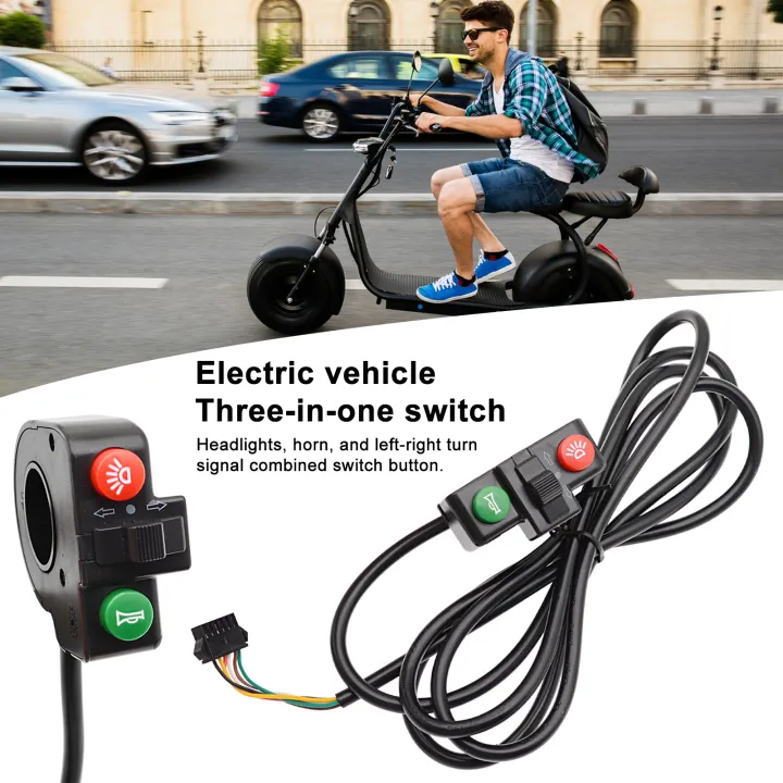Electric Bike Switch 3-in-1 Scooter Switch Universal Electric Scooter 3 ...