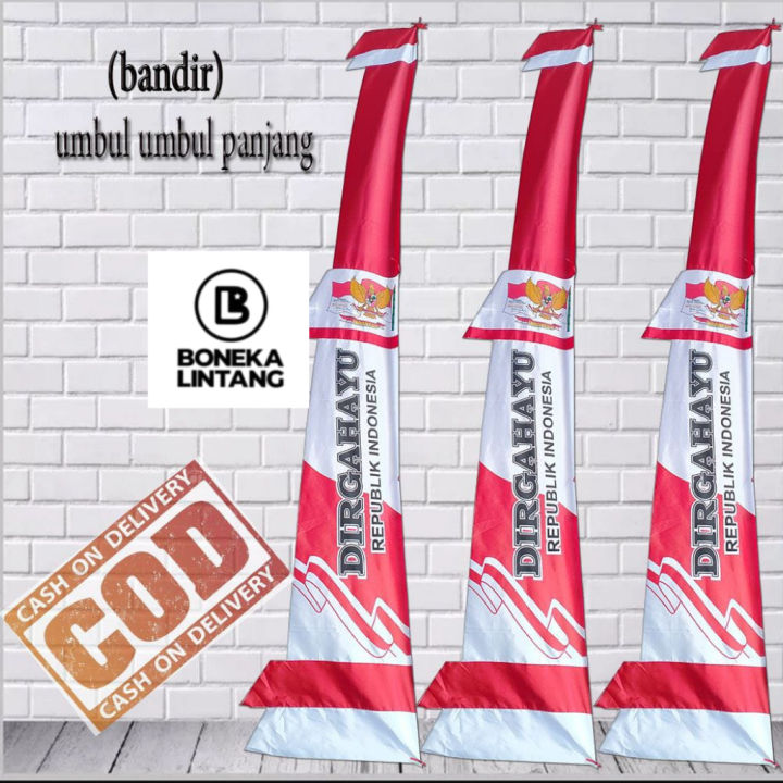 Bendera Bandir Merah Putih - Umbul Umbul Bandir Jumbo | Lazada Indonesia