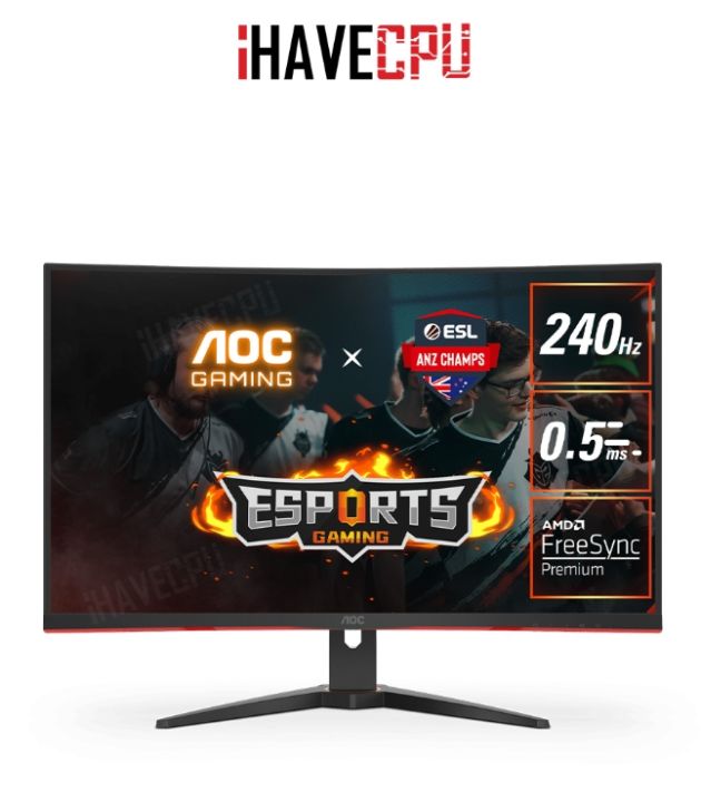 iHAVECPU MONITOR (จอมอนิเตอร์) AOC C32G2ZE/67 - 31.5 VA FHD CURVED 240Hz | Lazada.co.th