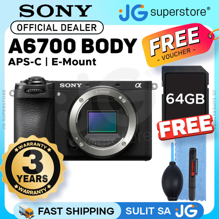 Sony Alpha A6700 Mirrorless Digital Camera Body APS-C E-Mount 4K 120p ...
