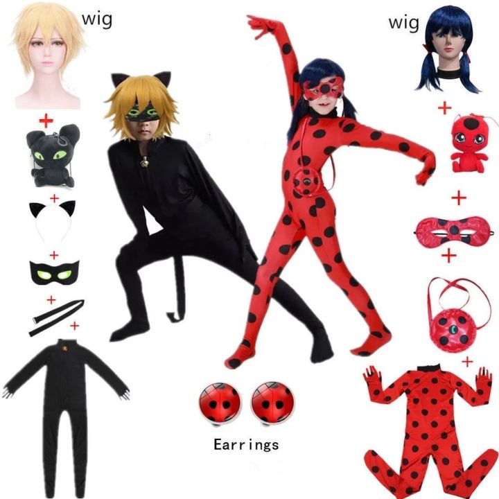 Miracle girl Reddy role-playing costume children COS ladybug girl ...