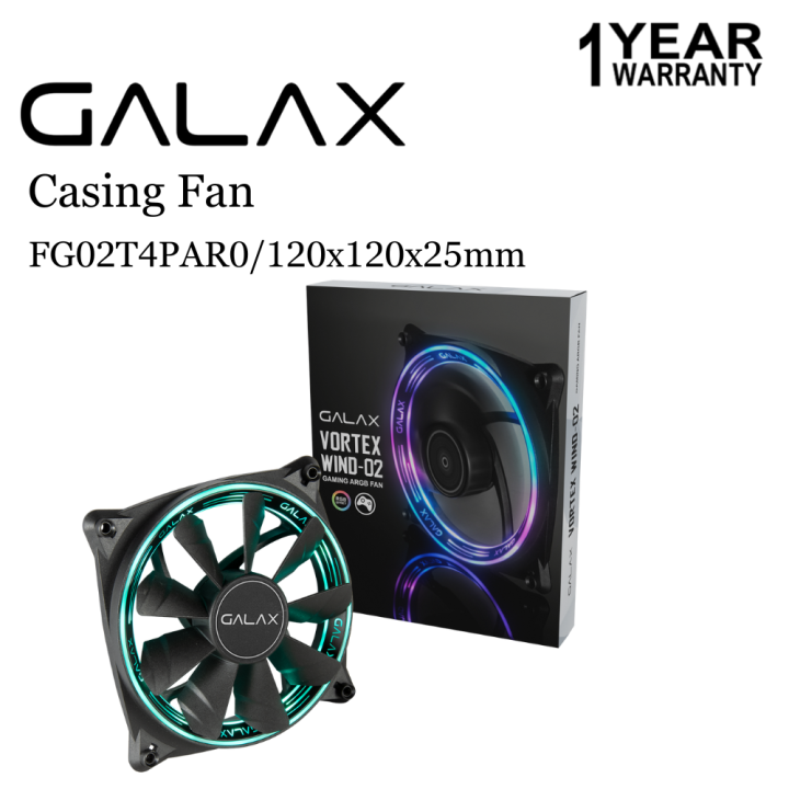 GALAX Casing Fan (VW-02) 120x120x25mm / ARGB | Lazada PH