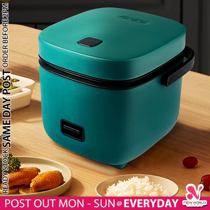 𝗢𝗡𝗘 𝗧𝗢𝗨𝗖𝗛 𝗢𝗣𝗘𝗥𝗔𝗧𝗘𝗗 》Ceramic Non Stick Coating Mini Rice Cooker Portable ...