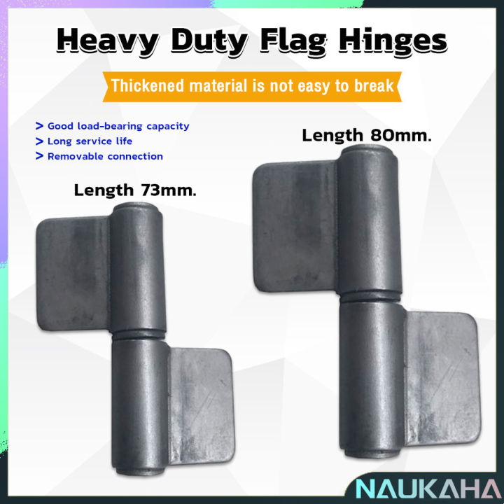 NAU.K Detachable Hinge 45#Steel Heavy Duty Flag Hinges | Lazada PH