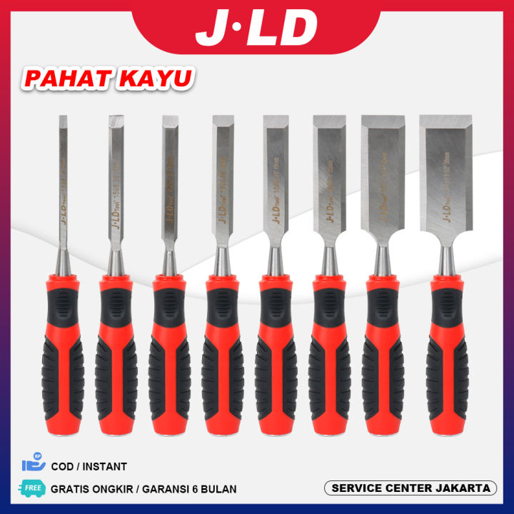 JLD Pahat Kayu Pukul Punch Wood Chisel Wood Chisel Gagang Fiber Tatah ...