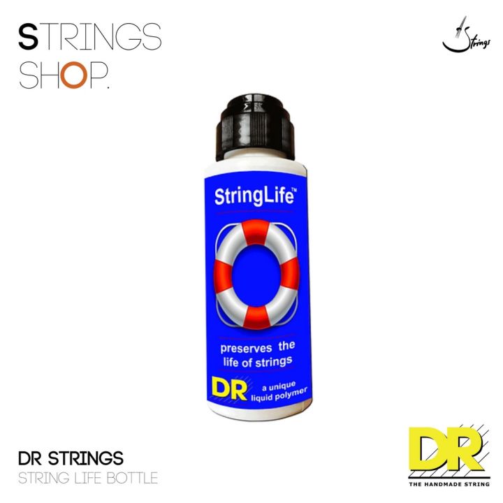 น้ำยาเช็ดสายกีต้าร์ DR Strings String Life Bottle | Lazada.co.th