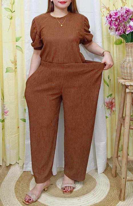 PLUS SIZE BARK CREEP TERNO PANTS FIT UP TO 4XL | Lazada PH
