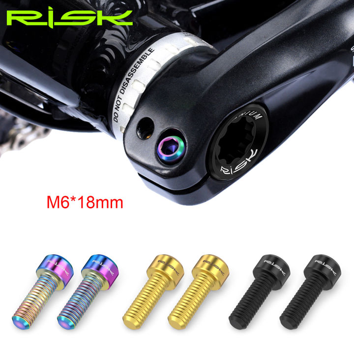 Risk Bike Crankset Fixing Bolts M6x18mm, High-quality Titanium Alloy ...