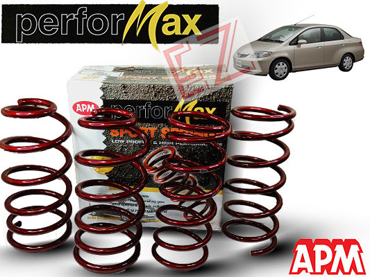 HONDA CITY 2002-2007 SPORT SPRING APM PERFORMAX SET | Lazada