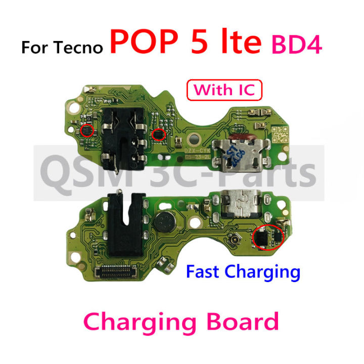 For Tecno Pop 5 Lte Bd4 Bd4i Bd4a Charger Board Port Socket Connector Charge Flex Cable Lazada Ph